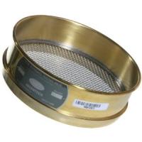 China Solid Structure Woven Wire Sieves Stainless Steel / Brass Material Long Service Life for sale