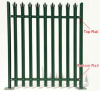 China Steel Palisade Wire Mesh Fence Panels High Security Powder Coated Surface for sale