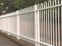 China Hairpin Heavy Duty Wire Mesh Fence Panels Hoop Top / Bow Top Railings Steel Materials for sale