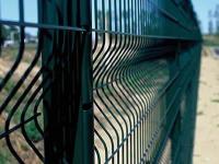 China Powder Coated / Galvanized Wire Mesh Fence Panels 3D Curved Easily Assembled for sale