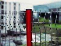 China Powder Coated / Galvanized Wire Mesh Fence Panels 3D Curved Easily Assembled for sale