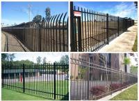 China Galvanized Steel Wire Mesh Fence Panels Picket Tubular For Boundary Wall for sale