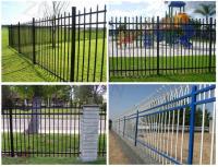 China Galvanized Steel Wire Mesh Fence Panels Picket Tubular For Boundary Wall for sale