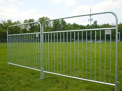 China Pedestrian Barricade Temporary Fencing Barrier , Galvanized Steel Welded Wire Fence for sale