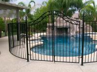 China Swimming Pool Perimeter Wire Mesh Security Fencing Curving Top For Kids for sale