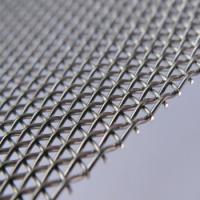 China AISI 304 Plain Weave Stainless Steel Crimped Wire Mesh Screen 3 -- 500 µm Aperture for sale