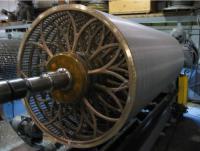 China Diagonal Seam Stainless Steel Woven Wire Mesh Paper Machine Cylinder Mould Applied for sale