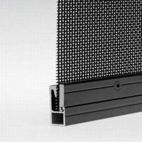 China Anti Fly 304 Stainless Steel Wire Mesh High Tensile Black Powder Coated Surface for sale