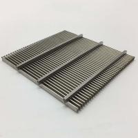 China Johnson Wedge Wire Screen Profile V Wire Continuous Slot Panel Wastewater Applied for sale