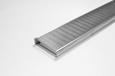 China 304 Stainless Steel Wedge Wire Screen Plate Panel Customized For Heel Guard Grating for sale