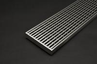 China 304 Stainless Steel Wedge Wire Screen Plate Panel Customized For Heel Guard Grating for sale