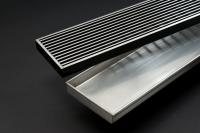China 304 Stainless Steel Wedge Wire Screen Plate Panel Customized For Heel Guard Grating for sale