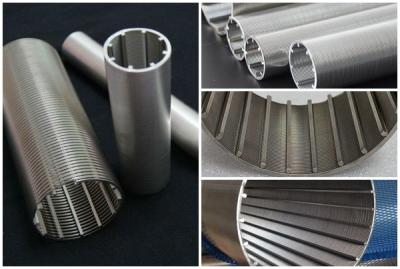 China Sand Control Wedge Wire Mesh Water Well Slot Screen Tube Easy To Install for sale