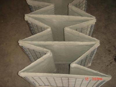 China Sand Filled Military Hesco Barriers , Hesco Bastion Gabion Barrier Wall Soldier Protection  for sale