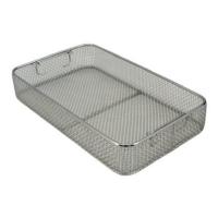 China Non Defrmation Stainless Steel Sterilization Trays Wire Mesh Baskets Easy To Clean for sale