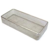 China Non Defrmation Stainless Steel Sterilization Trays Wire Mesh Baskets Easy To Clean for sale