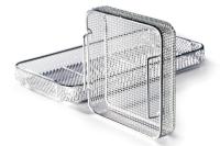China Non Defrmation Stainless Steel Sterilization Trays Wire Mesh Baskets Easy To Clean for sale