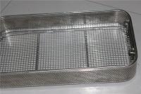China Perforated Surgical Instrument Sterilization Containers Basket / Trays Optional Trocar Storage for sale