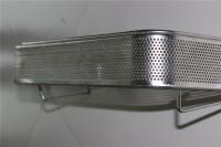 China Perforated Surgical Instrument Sterilization Containers Basket / Trays Optional Trocar Storage for sale