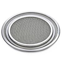 China Seamless Rim Aluminium Pizza Pan , Round Pizza Trays Cookware Bakeware 1mm Thickness for sale