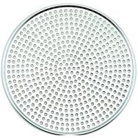China 12 Inch Pizza Mesh Screen Perforated Aluminum Material Round Hole Anodic Oxide Finished for sale
