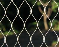 China Decor Rope Flexible Cable Mesh X Tend SS Material High Open Area With Ferrule for sale