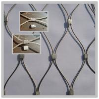 China Decor Rope Flexible Cable Mesh X Tend SS Material High Open Area With Ferrule for sale