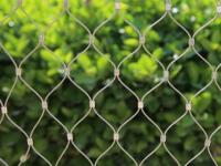 China No Toxic Flexible Stainless Steel Mesh Netting , Wire Rope Mesh Solid Structure for sale