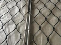 China Knotted Flexible Cable Mesh Metal Wire Rope Material Indestructible Long Using Life for sale