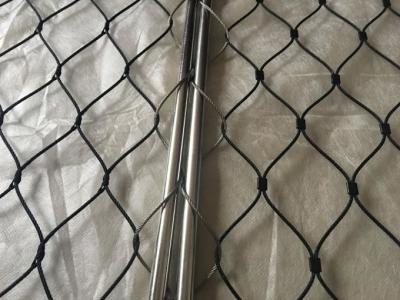 China Knotted Flexible Cable Mesh Metal Wire Rope Material Indestructible Long Using Life for sale