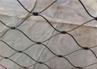 China Zoo Flexible Cable Mesh Rhombus Bird Aviary Wire Rope Netting Easy Installation for sale