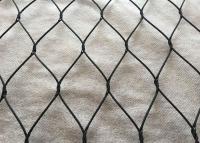 China Zoo Flexible Cable Mesh Rhombus Bird Aviary Wire Rope Netting Easy Installation for sale