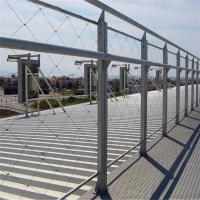 China Steel Wire Rope Flexible Cable Mesh AISI 304 / 316 Materials No Toxic Light Weight for sale