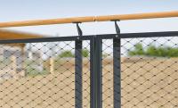 China Steel Wire Rope Flexible Cable Mesh AISI 304 / 316 Materials No Toxic Light Weight for sale