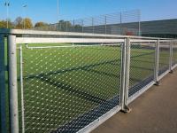 China Durable Stainless Steel Cable Mesh , Flexible Wire Mesh For Balustrade Railing for sale