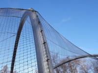 China Durable Stainless Steel Cable Mesh , Flexible Wire Mesh For Balustrade Railing for sale
