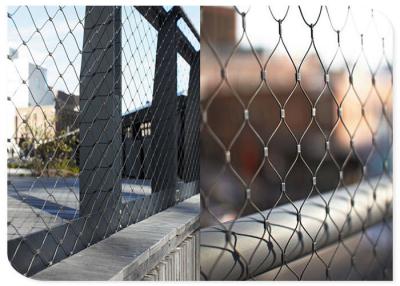 China Animal Enclosure Flexible Stainless Steel Wire Mesh Hand Woven Cable For Zoo for sale