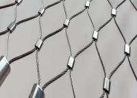 China Balcony Balustrade Flexible Stainless Steel Cable Mesh X Tend High Open Area for sale