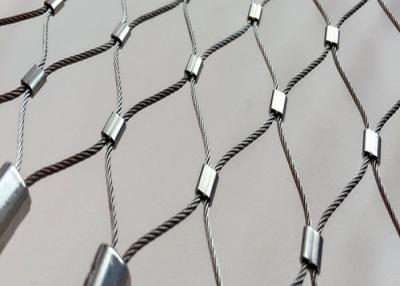 China Balcony Balustrade Flexible Stainless Steel Cable Mesh X Tend High Open Area for sale