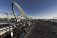 China Bridge Balustrade Stainless Steel Rope Mesh , Cable Mesh Netting Ferrule / Knotted for sale