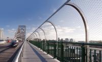 China Bridge Balustrade Stainless Steel Rope Mesh , Cable Mesh Netting Ferrule / Knotted for sale