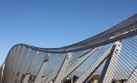 China Inox Architectural Flexible Cable Mesh Stainless Steel Wire Rope Balustrade for sale