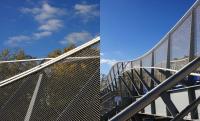 China Inox Architectural Flexible Cable Mesh Stainless Steel Wire Rope Balustrade for sale