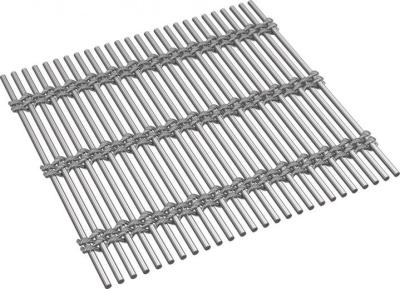 China Building Stainless Steel Woven Wire Mesh , Architectural Mesh Facade Anti Rust for sale