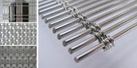 China Light Weight Architectural Wire Mesh Aluminum Woven Braided Cable Rope Weather Proof for sale