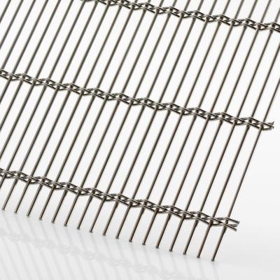 China Aluminum Cable Welded Wire Fabric , Architectural Metal Mesh Panels Flexible for sale