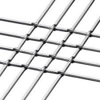 China Decorative Stainless Steel Architectural Wire Mesh Crimped For Facade Cladding for sale