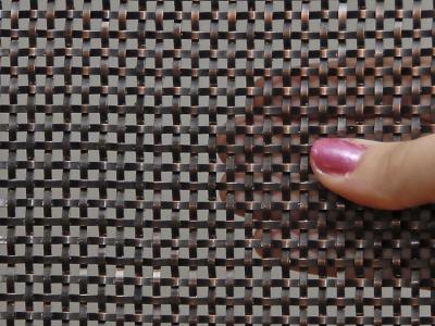 China SS Flat Architectural Woven Wire Mesh Metal Screen Facade Weather Resistant for sale