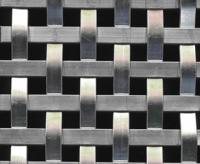 China SS Flat Architectural Woven Wire Mesh Metal Screen Facade Weather Resistant for sale