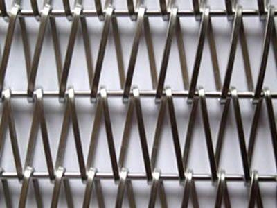 China Stainless Metal Architectural Wire Mesh Conveyor Belt Facade Decoration for sale